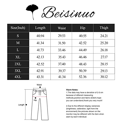Beisinuo Women Tactical Cargo Work Pants Camping Hiking Casual Military Army Combat TrousersWith Pockets-Gray-L