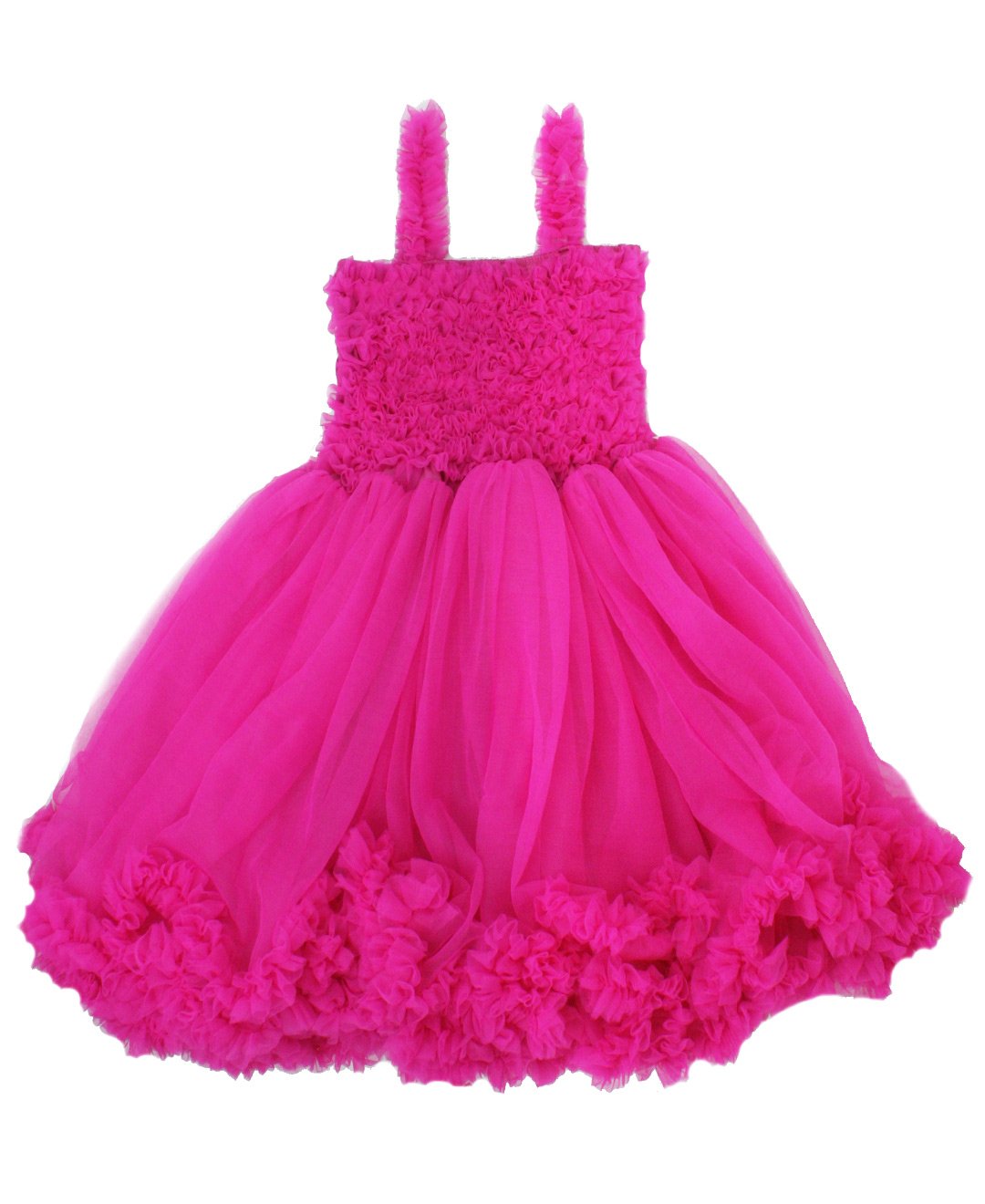 RuffleButts Raspberry Princess Petti Dress - 4T/5