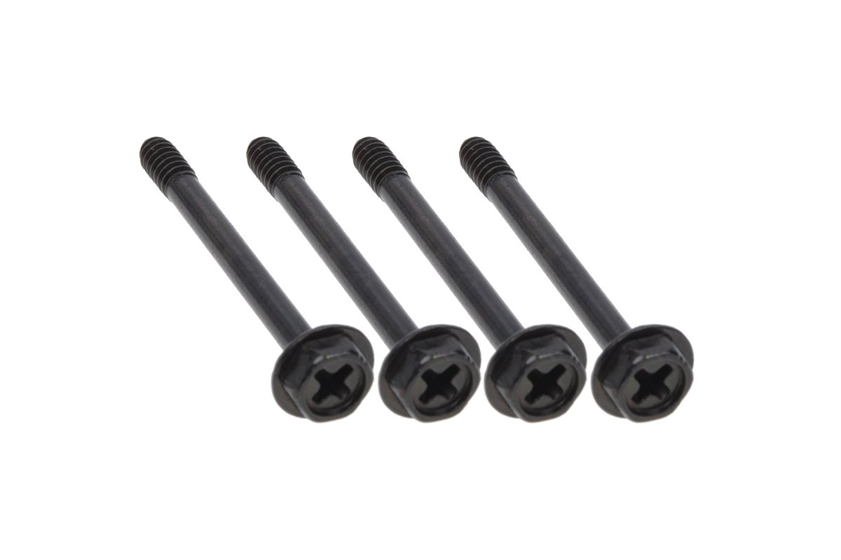 Phobya Screw UNC 6-32 x 35 Cross (Pack of 4) - Black Nickel Water Cooling Accessories