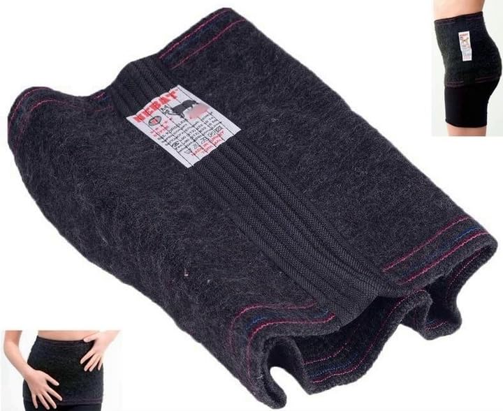 Dog's Hair Wool Therapeutic Belt for the Back and Waist Warming Orthopedic Bandage for Back Pain Arthritis, Neuritis (S)
