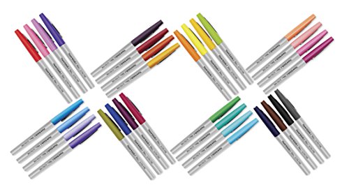 Paper Mate Flair Pen, 0.33mm Ultra Fine Tip, Black, Box of 12