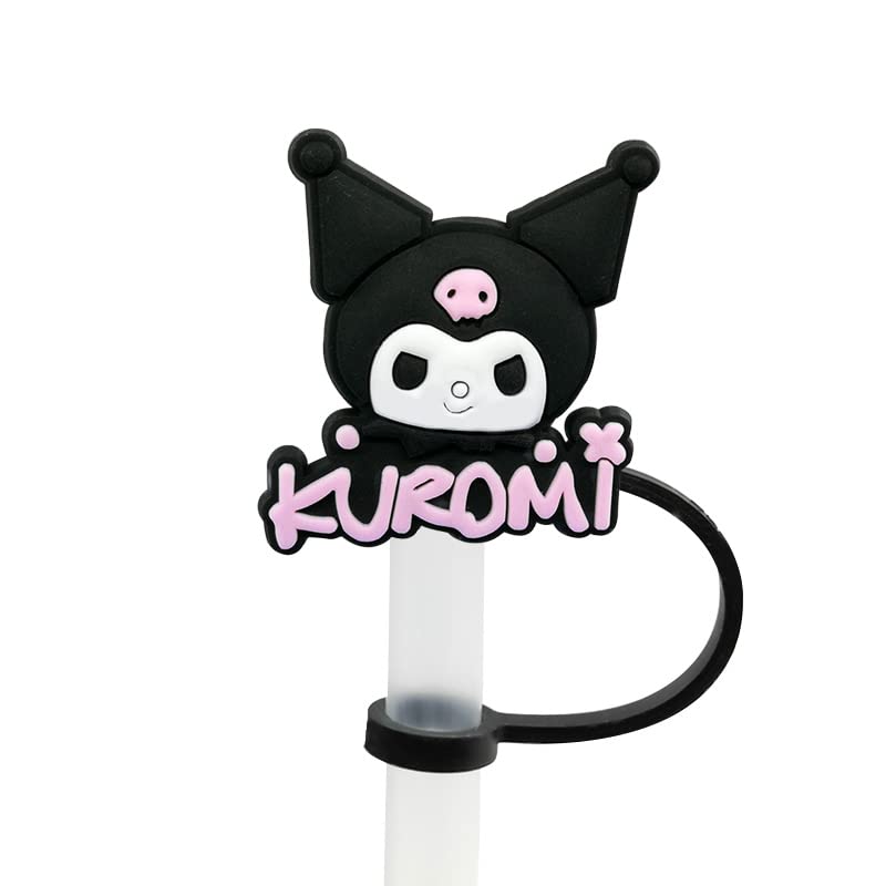 Cute Cartoon Kids Straw Tips Covers,Food Grade Reusable Silicone Straw Tip,funny Straw Covers Cap Plugs,Anti-dust Soft Straw Toppers Drinking Straw Tips Lids for 6-10 mm