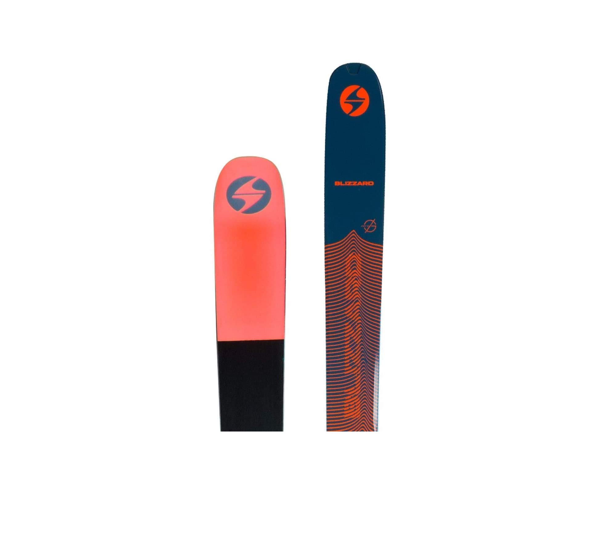 Blizzard Men's Zero G 105 Backcountry Touring Lightweight Ski, Blue/Orange, 180 cm