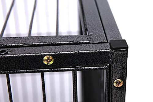 New 37" Homey Pet Two Tier Pet Dog Cat Cage with Feeding Door and Bowls