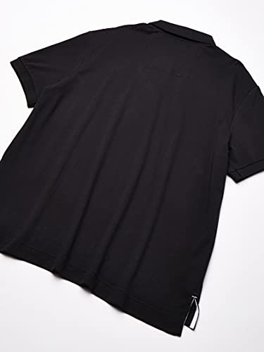 Nautica Men's Classic Fit Short Sleeve Solid Soft Cotton Polo Shirt, True Black, XX-Large