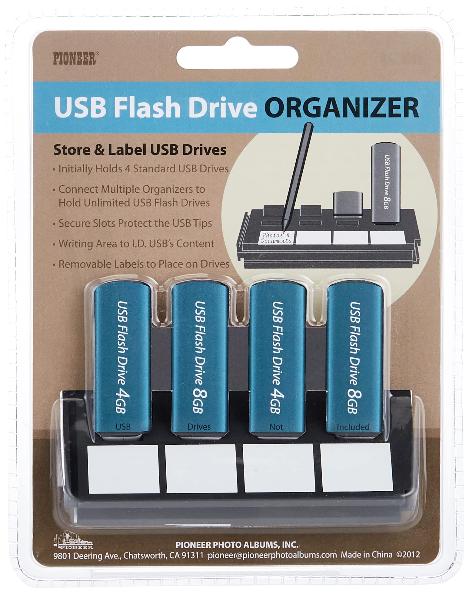 Pioneer Photo Albums USB Organizer
