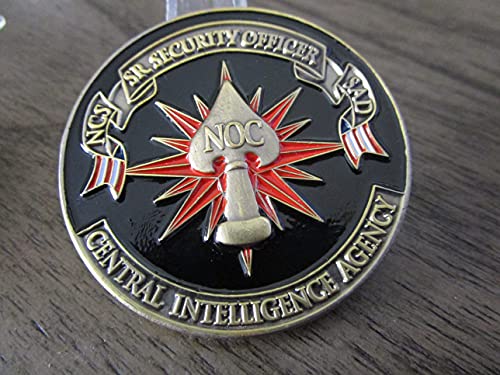Central Intelligence Agency Senior Security Officer Non-Official Cover Covert Operations Challenge Coin