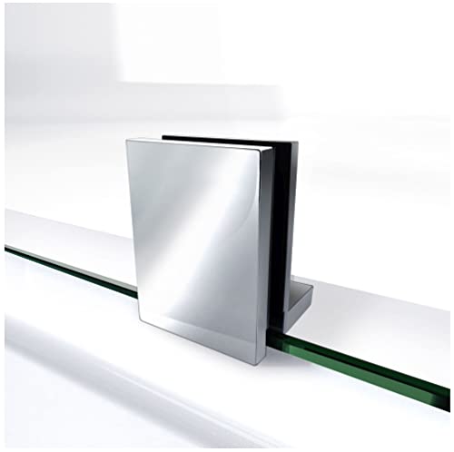 DreamLine Prism Lux 36 5/16 in. D x 36 5/16 in. W, Frameless Hinged Shower Enclosure, 3/8" Glass, Chrome Finish