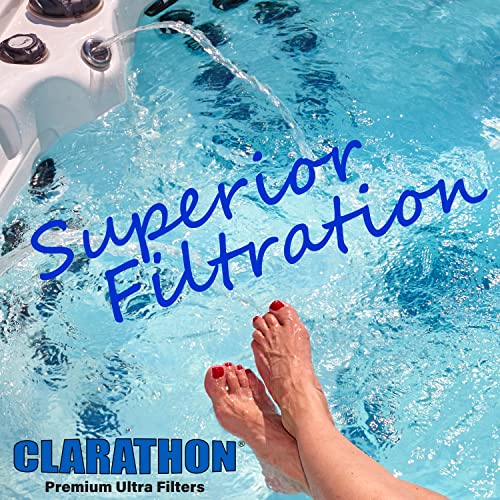 Clarathon Replacement Filter for 2013+ Bullfrog Spa - 10-2870 Blue Media with Longer Threaded Fitting
