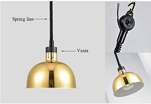Light bulb 250W electric heat lamp food warmer light, kitchen buffet warmer infrared heating valve catering party for commercial food warmer buffet restaurant, 290mm, 4 pack