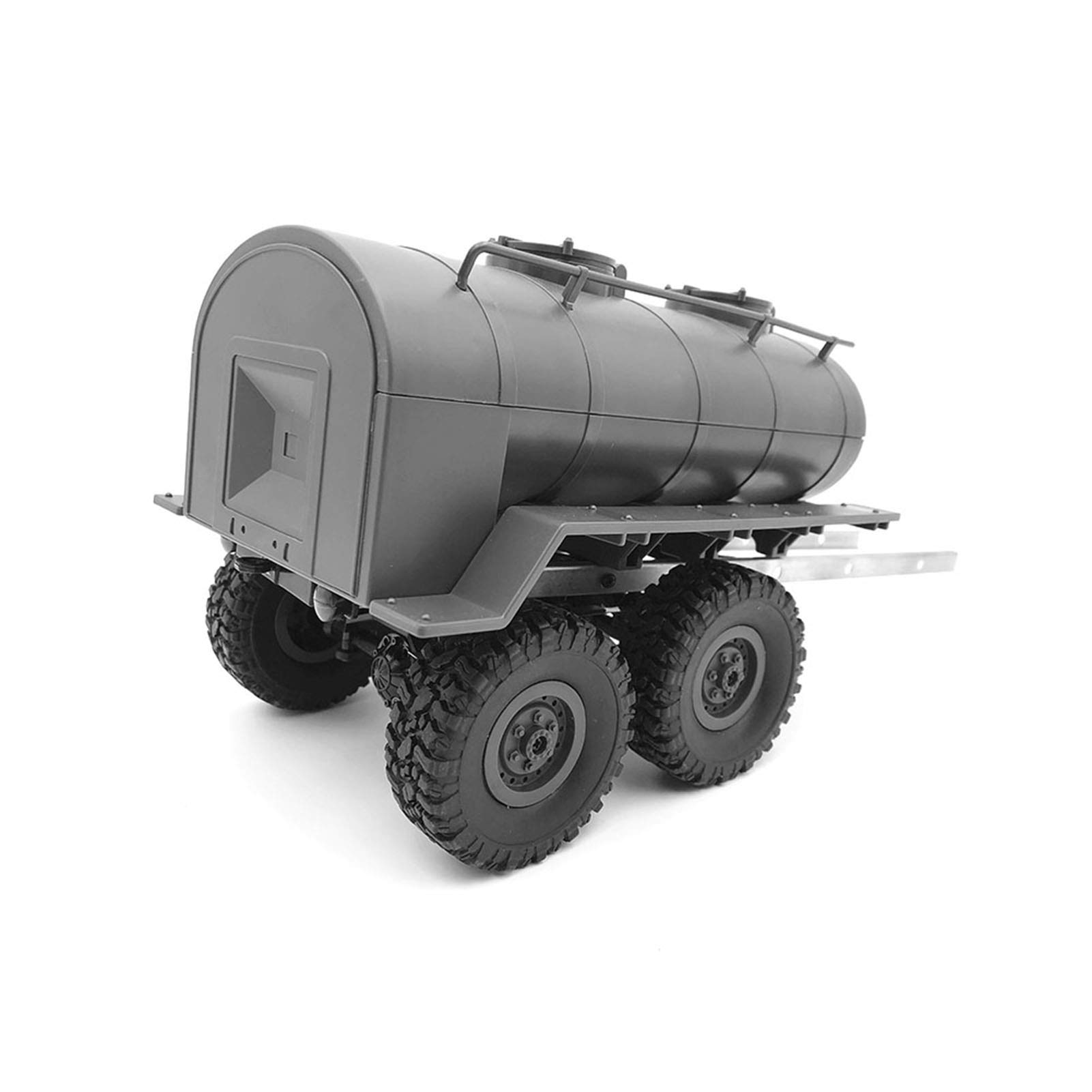 Oil Tank Trailer, Metal + Plastic Military Truck Chassis Lasting Performance DIY Partrts DIY Accessoy for WPL B24 B16 B36ry Truck