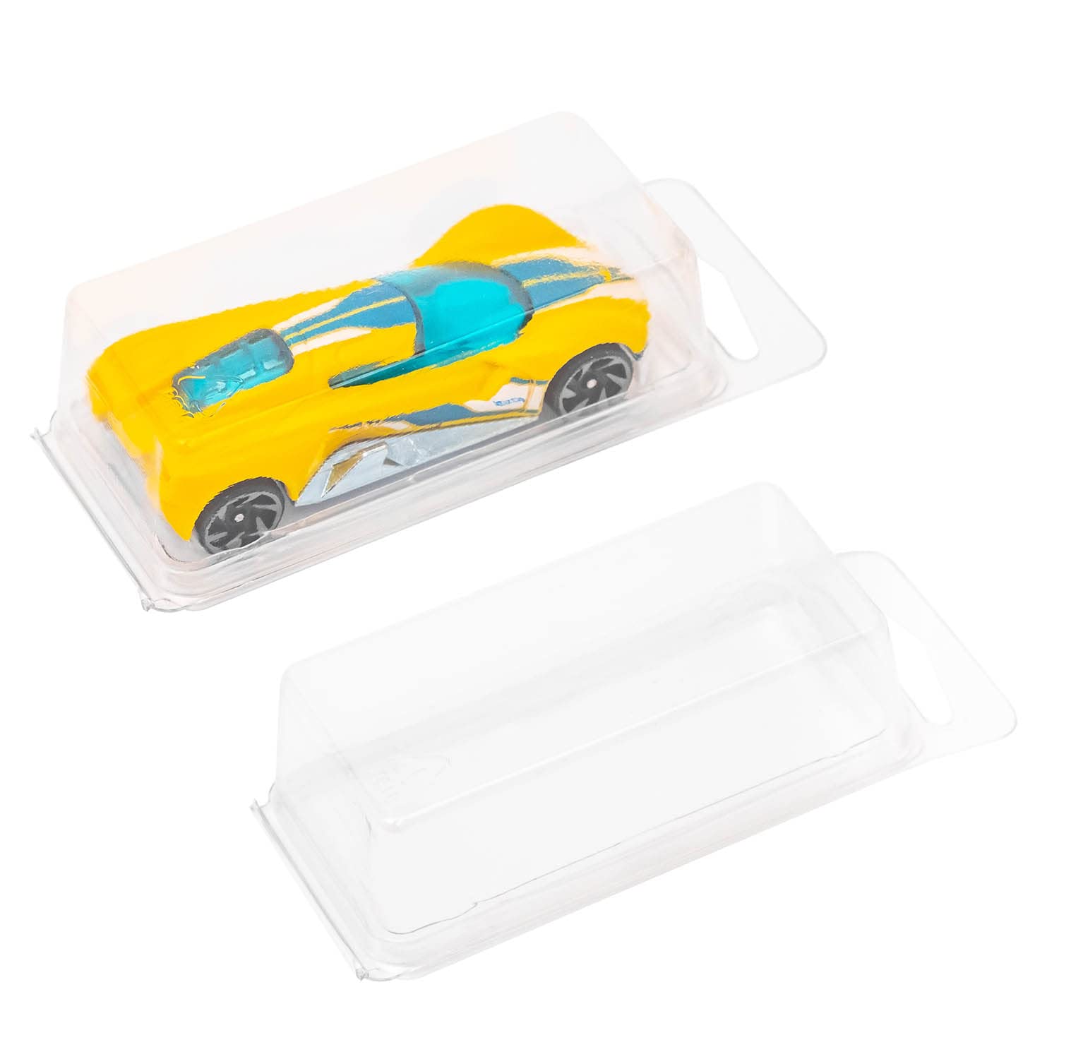 Platinum Protectors Clamshell Case for Loose Hot Wheels and Matchbox Cars (25 Pack)