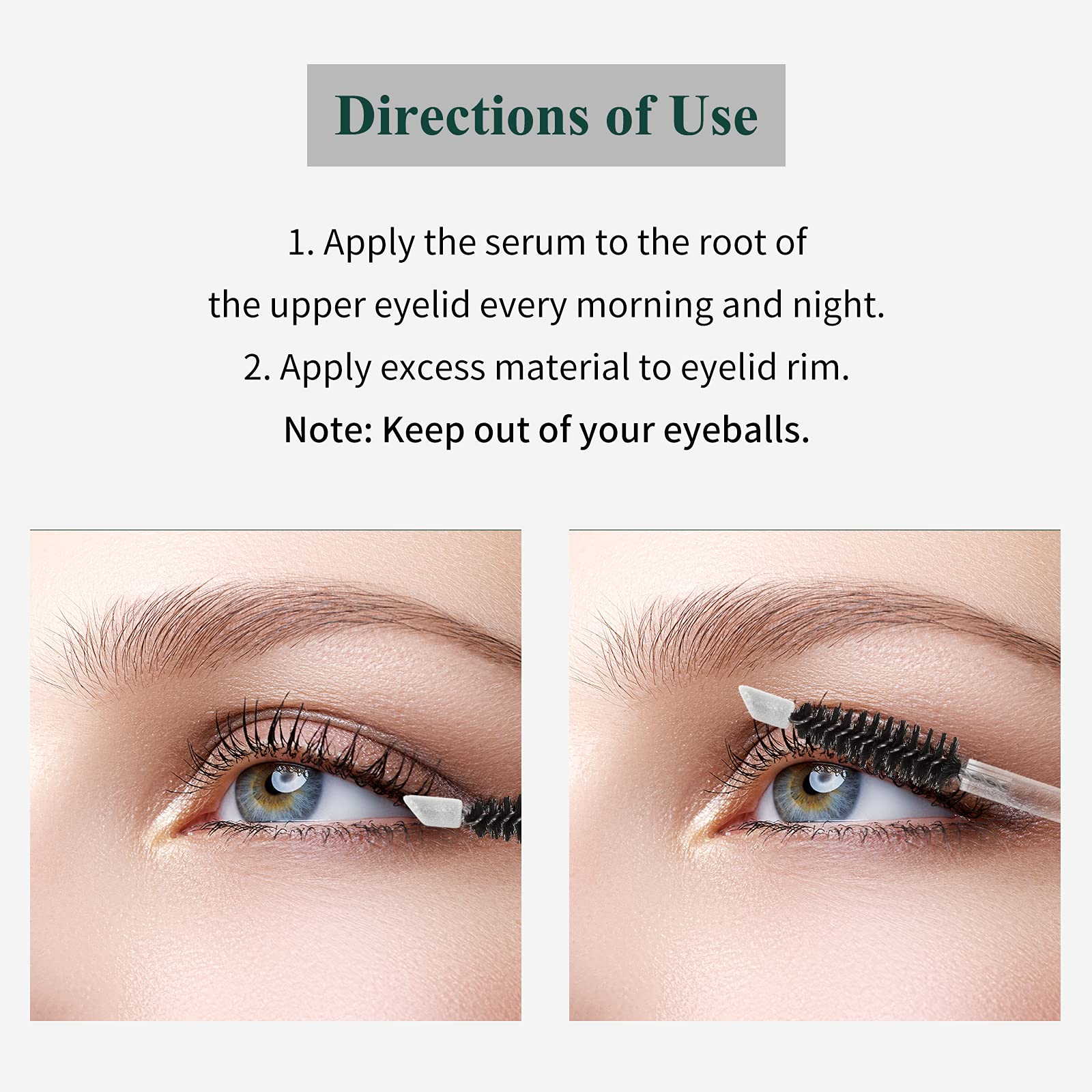 Eyelash Growth Serum, BREYLEE Lash Boost Serum, Eyelash Conditioner for Longer, Fuller, & Thicker Lashes, Gold (3ML/ 0.1 Fl. Oz),Fast Results in 30 days
