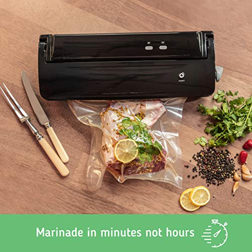 Nutri-Lock Vacuum Sealer Bags, 100 Quart Bags 8x12 Inch, Commercial Grade with BPA Free, Perfect for Sous Vide and Vac Storage