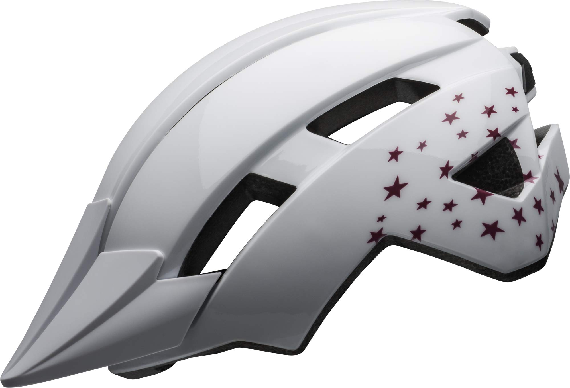 Bell Sidetrack II Youth Youth Bike Helmet - Stars Gloss White (2022), Universal Youth (50-57 cm)
