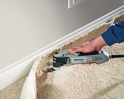 Dremel MM430 Multi Knife Oscillating Multi-Tool Accessory, Steel Blade Perfect for Cutting Flexible Materials - Universal Quick-Fit Interface Fits Bosch, Makita, Milwaukee, and Rockwell