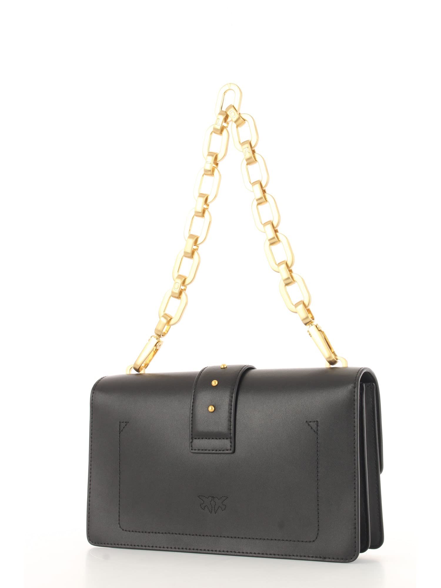 Pinko 1P22AN.Y7GK Z99 NERO LIMOUSINE Leather Goods Bag Woman, Black, Onesize