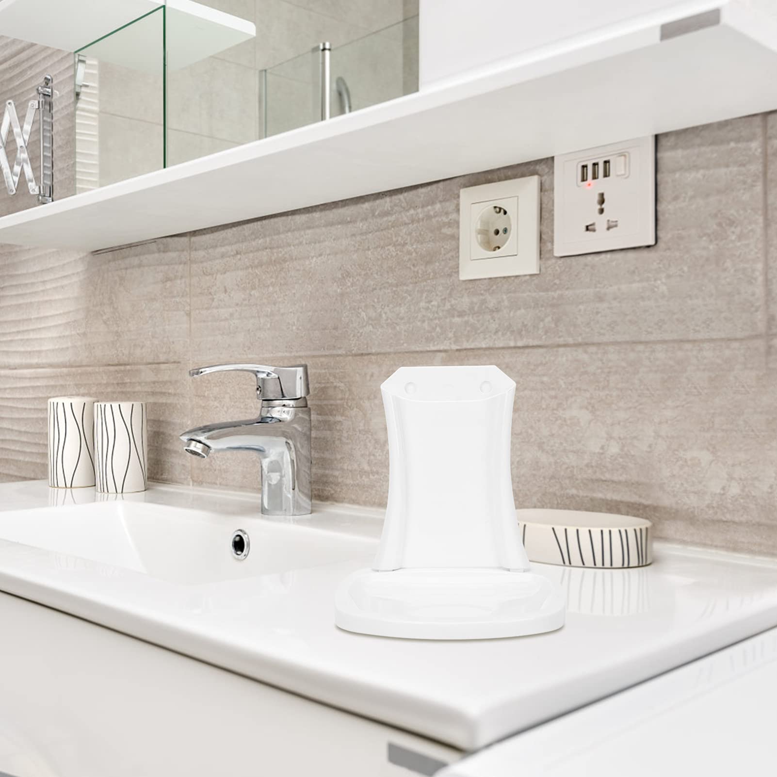 Cabilock 1pc Soap Dispenser Tray Commercial Drip Tray Wall Drip Tray Wall Mounted Holder Soap Dispenser Bracket Hands Washer Trays Washing Machine White Water Tray Plastic Office