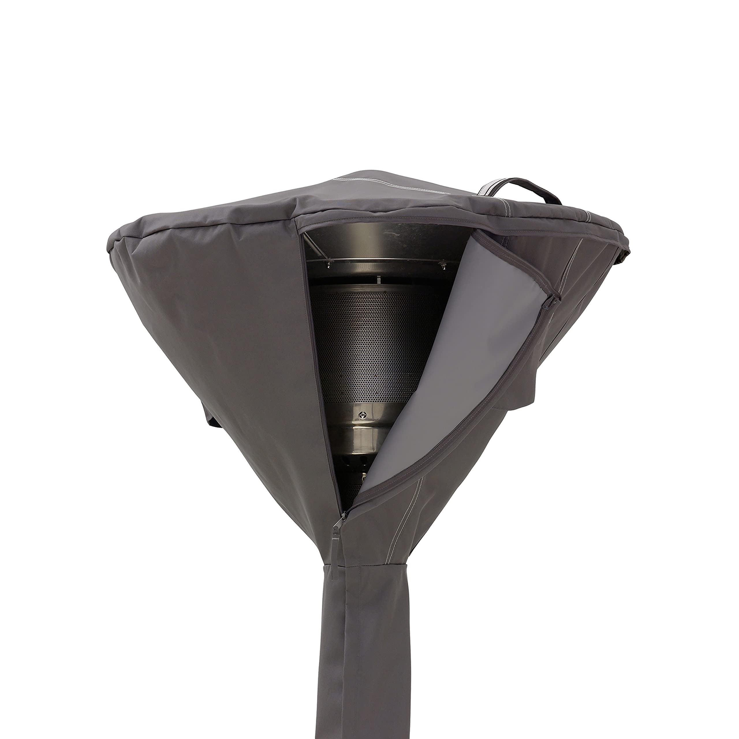 Classic Accessories Ravenna Water-Resistant 34 Inch Stand-Up Patio Heater Cover, Taupe