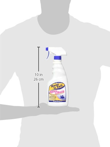 Mane 'n Tail Spray 'n Braid Formula for Professional Grooming Grip.