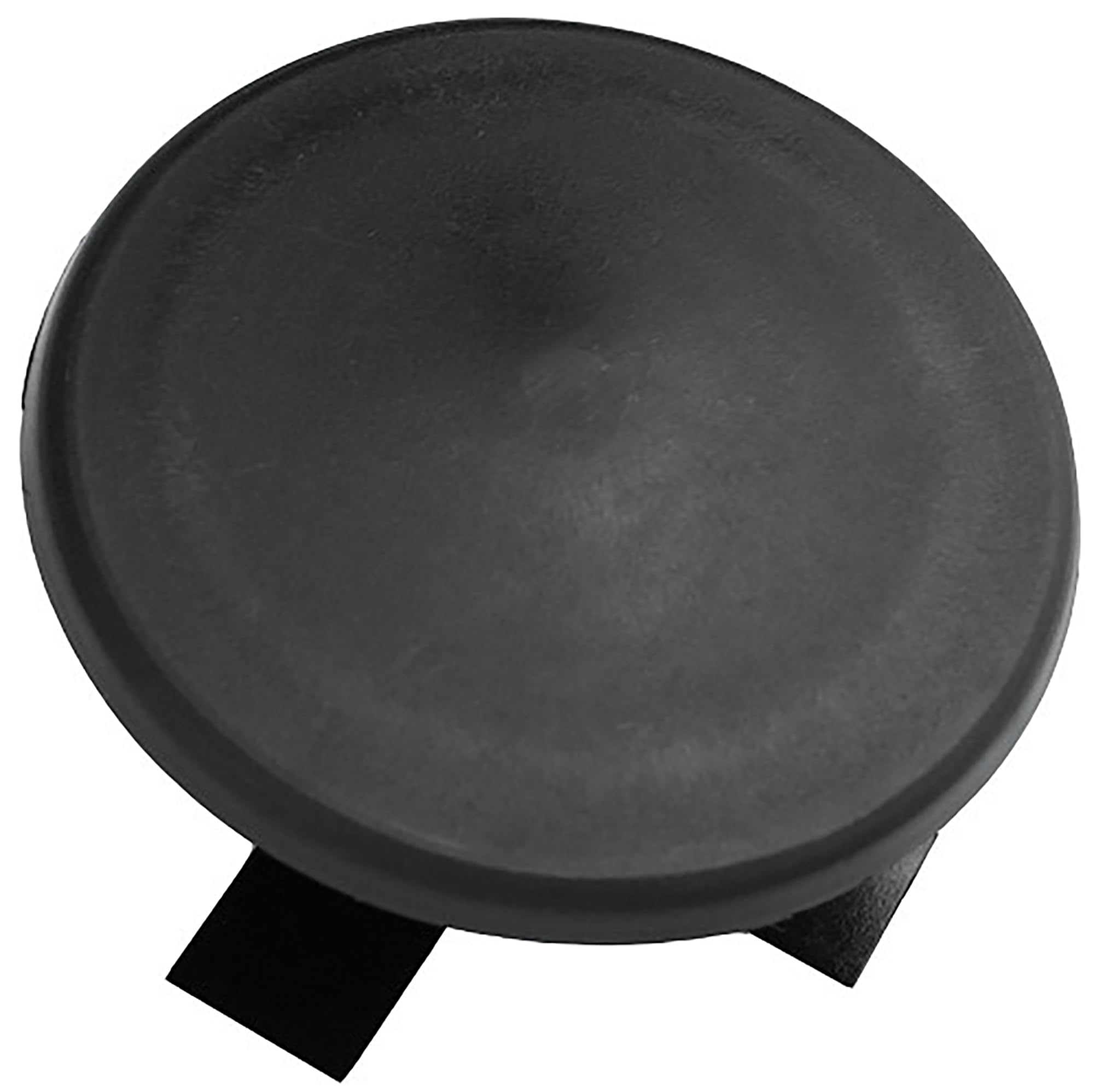 Deltech Manufacturing 3-1/2" Round Light Pole Top Cap- Black Plastic