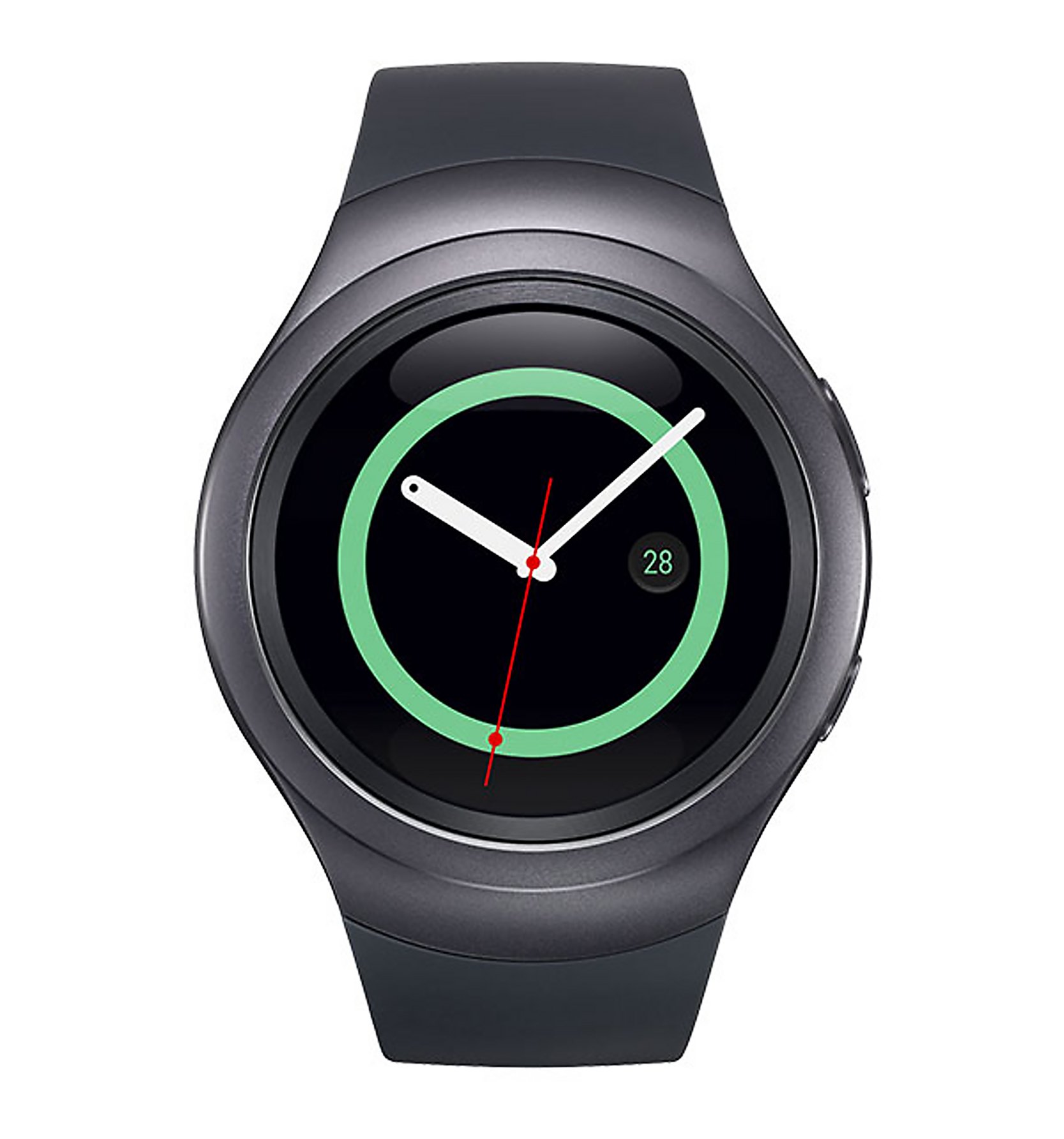 Samsung Gear S2 R730V (Verizon + Wi-Fi) Dust and Water Resistant Smartwatch - Dark Gray (Renewed)