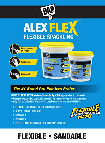 DAP INC 18742 Alex Flex PT Spackling, No Size, White