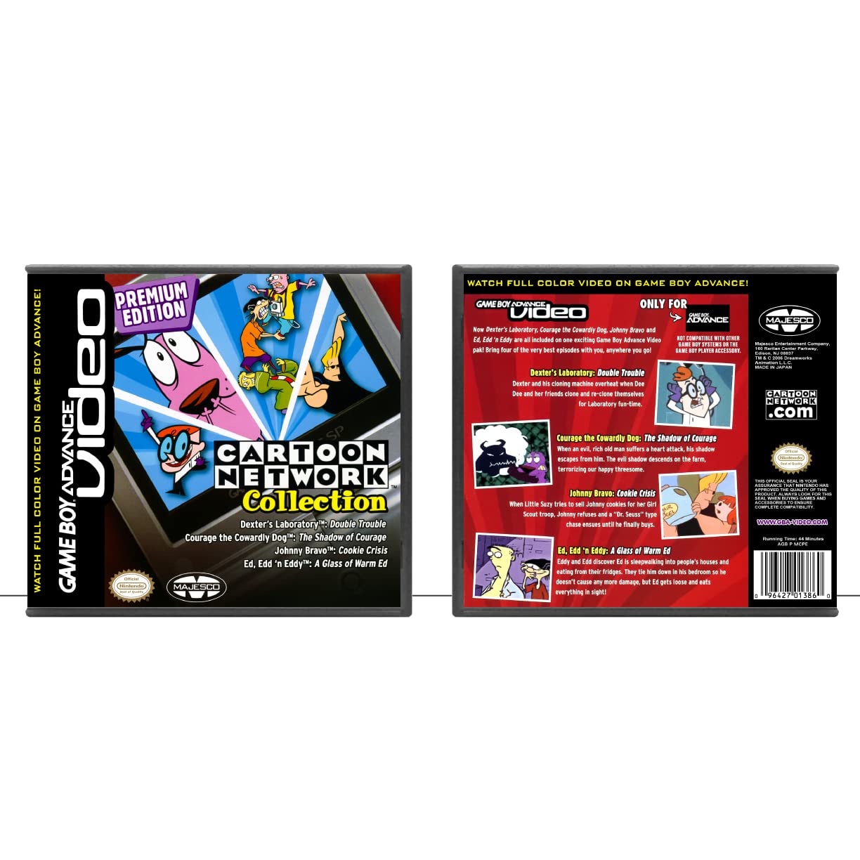 Cartoon Network Collection Premium Edition | (GBAV) Game Boy Advance Video - Game Case Only - No Game