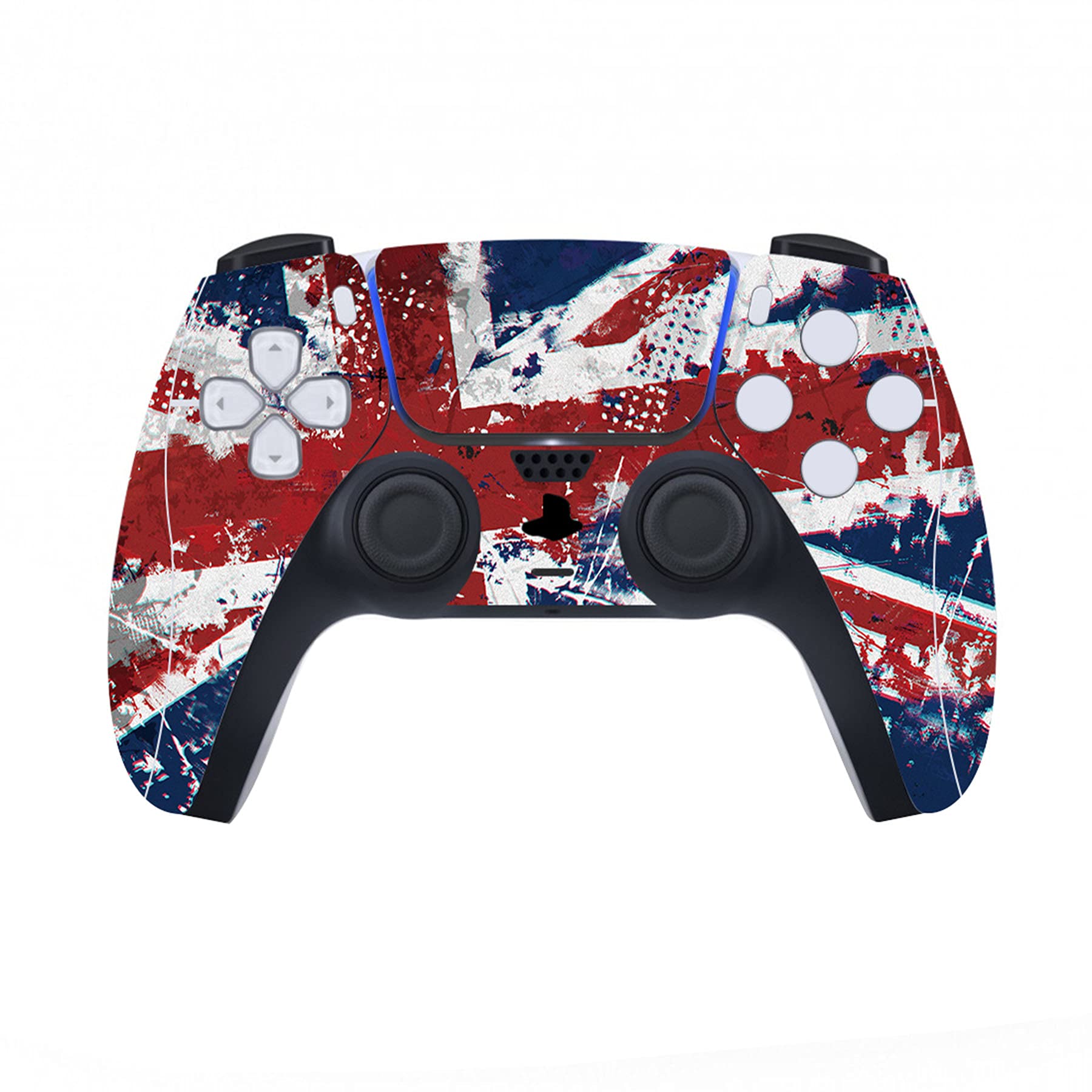 PlayVital Black Green Camouflage Full Set Skin Decal for PS5 Console Digital Edition, Sticker Vinyl Decal Cover for PS5 Controller & Charging Station & Headset & Media Remote