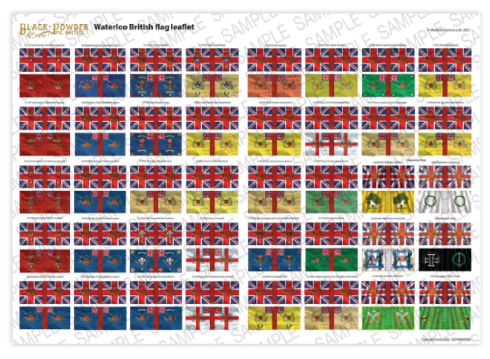 Warlord Black Powder Epic Battles Waterloo: Wellington's British Army War Game - Role Playing Strategy Board Games for Adults, Table Top 19th Century Strategic Wargaming - Tabletop Military History