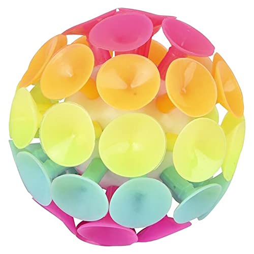 Chochkees Light-Up Suction Cup Throwing Balls, Party Favors for Boys and Girls, 3" Inch Ball (76.2 mm) (2-Pack)
