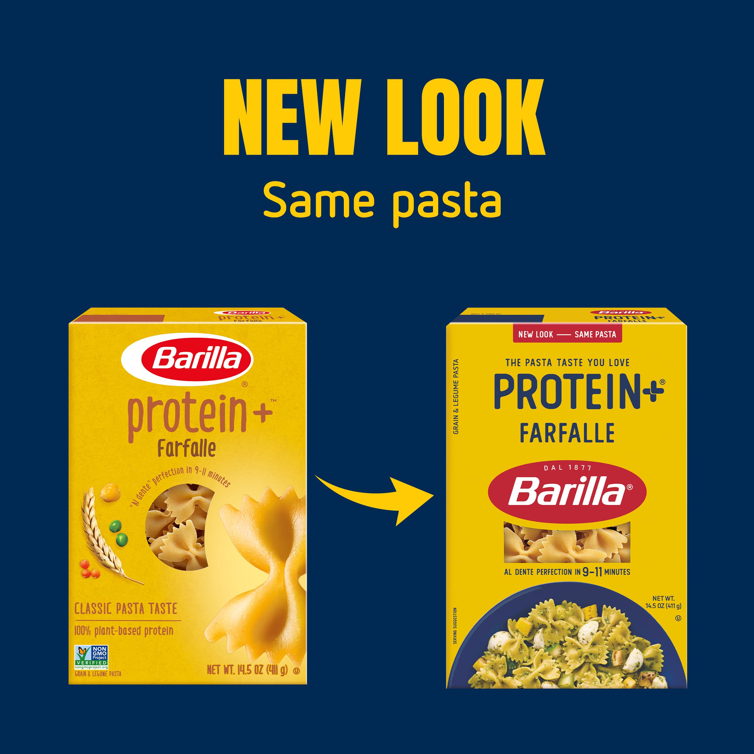 Barilla Protein+ Farfalle Pasta, 14.5 Oz