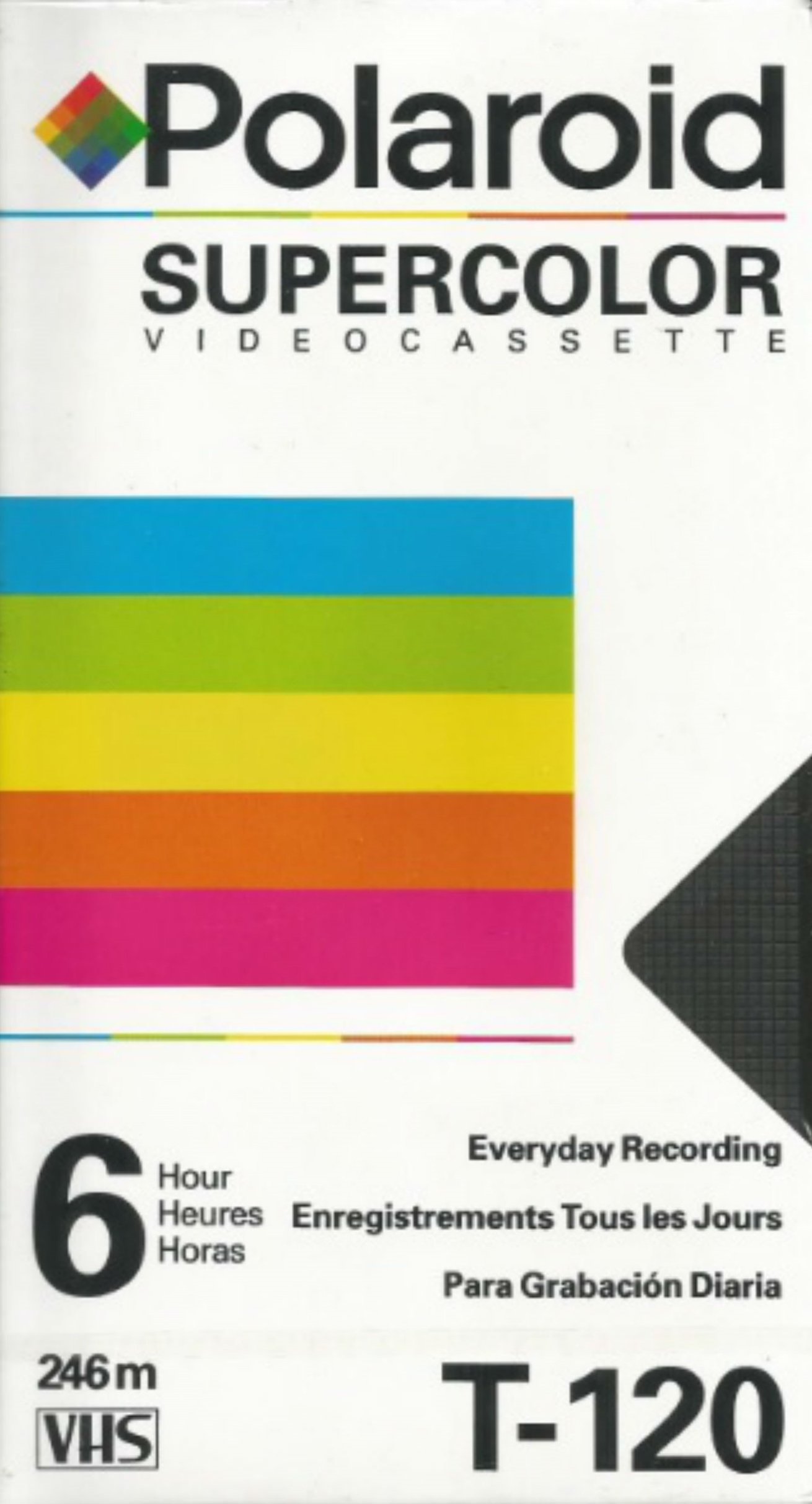 Polaroid Supercolor VHS T-120 2pack