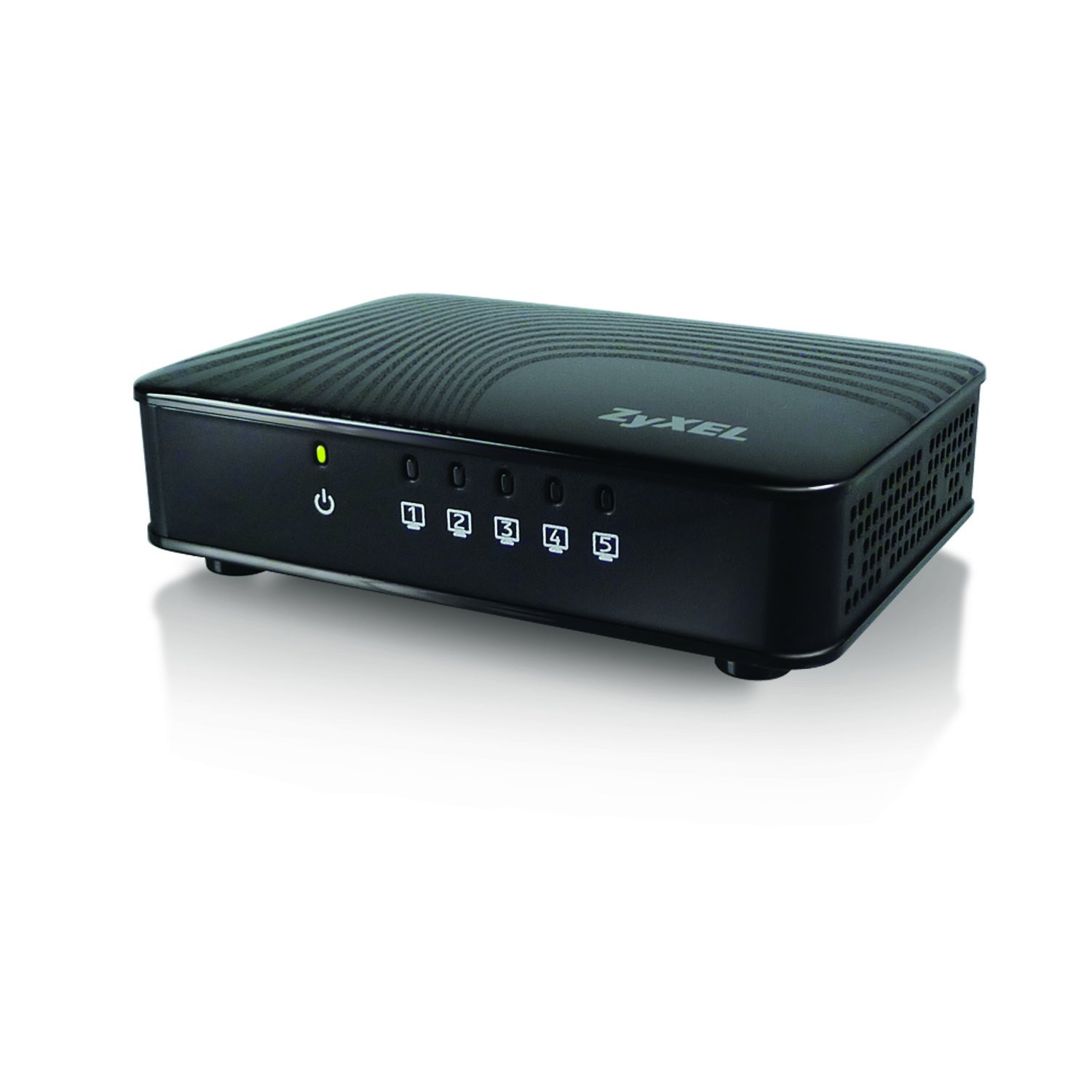 Zyxel 5-Port Gigabit Ethernet Unmanaged Switch | Plug & Play | Gaming and Media Optimized QoS Ports | Plastic Case | Desktop or Wall-Mount | Ethernet Splitter | Limited Lifetime Warranty | GS105Sv2