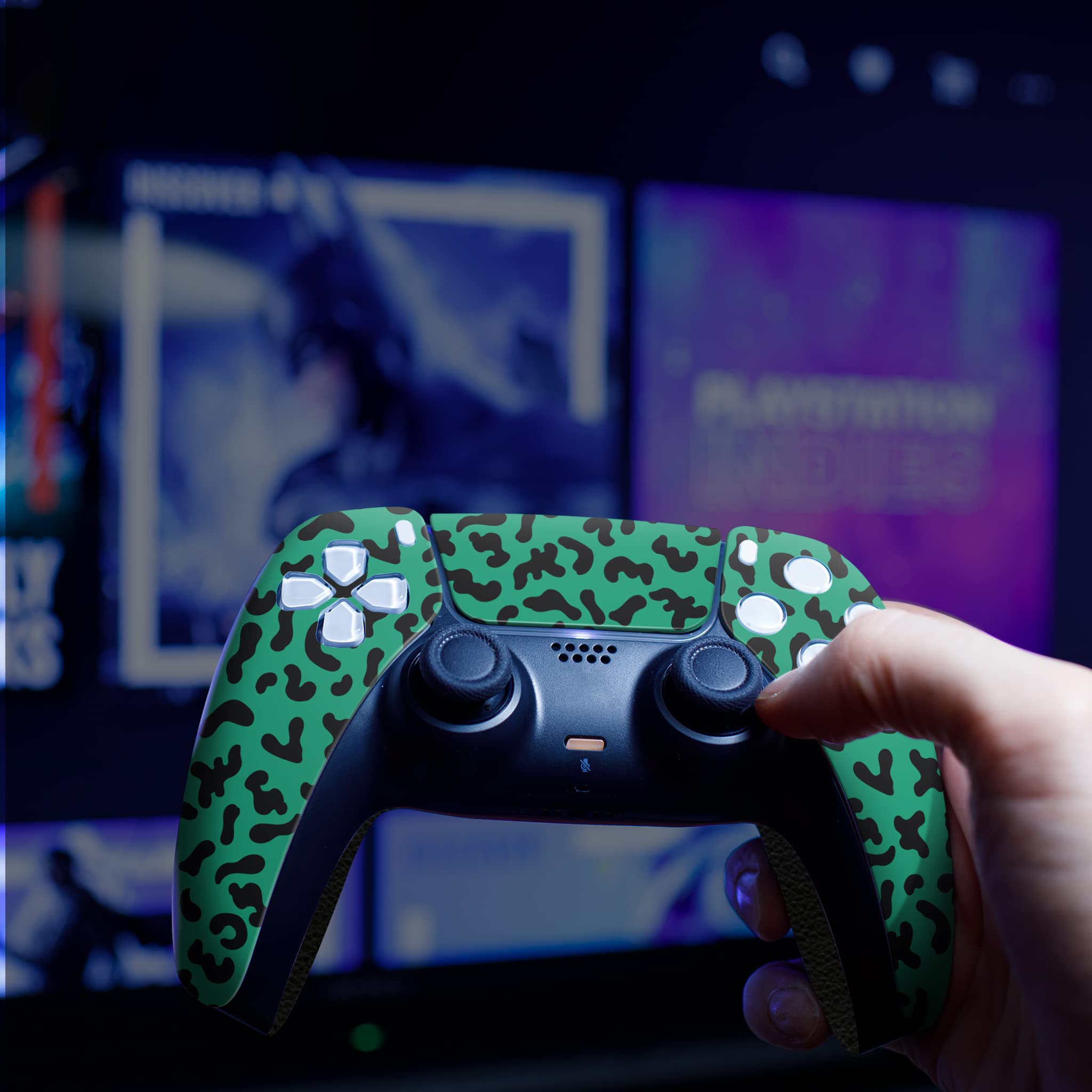 BCB Controllers Custom Modded Wireless Controllers Compatible with PS-5 Controller | Works with Play-Station 5 Console | Proudly Customized in USA with Permanent HYDRO-DIP Printing (NOT JUST A SKIN)