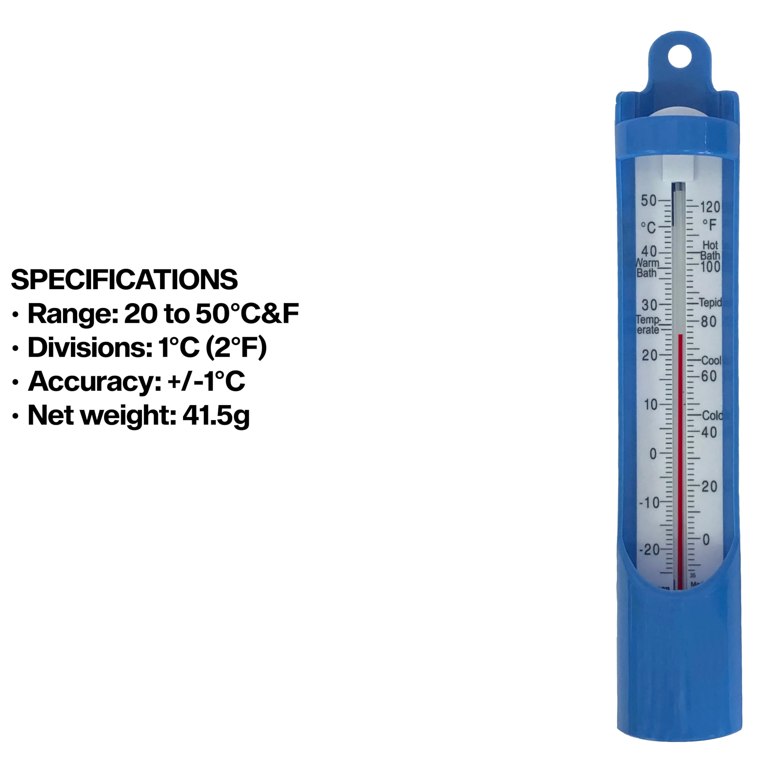 Swimming Pool Thermometer 230mm - Hot Tub Scoop Water Temperature Thermometer Sampling Bath Baby Elderly Kids