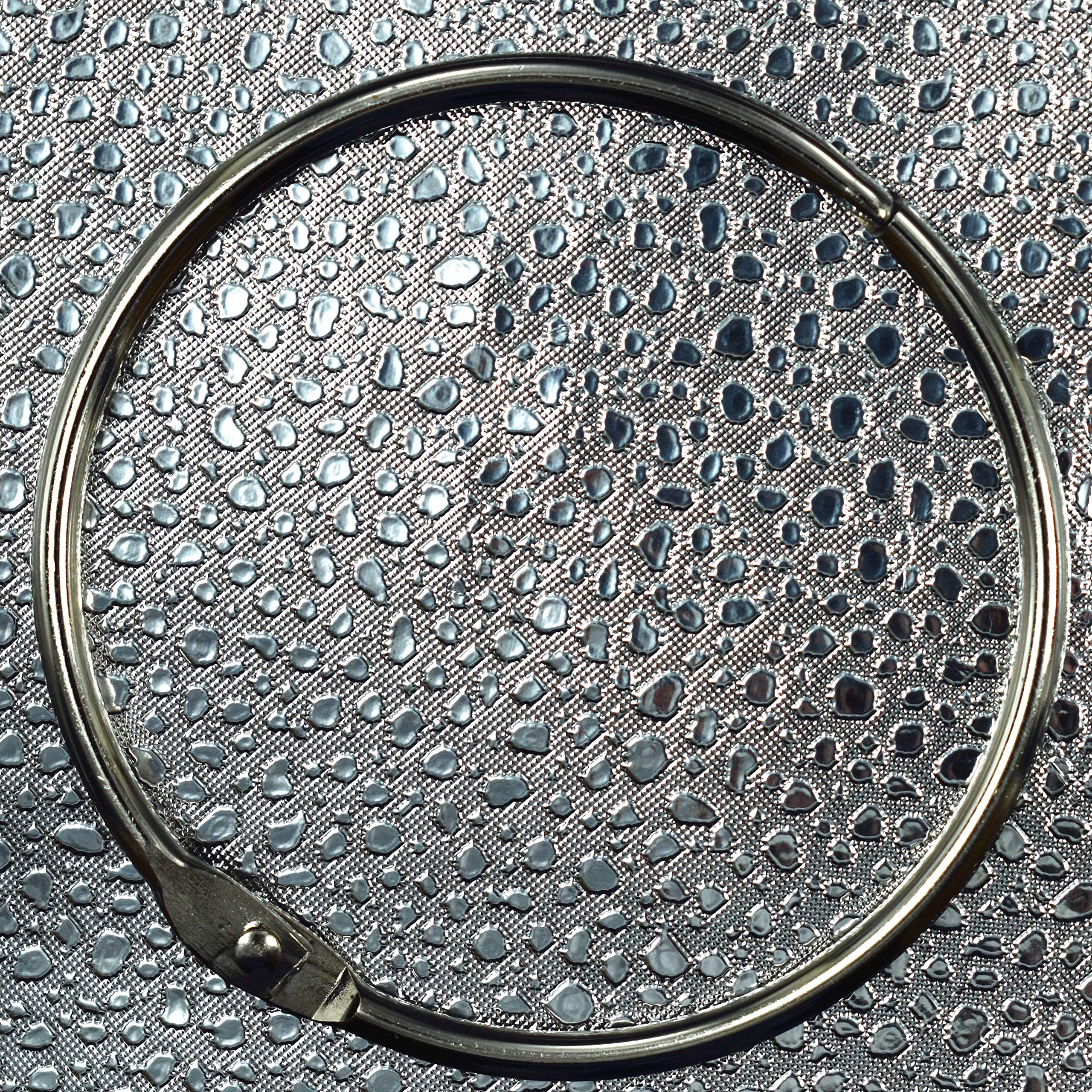 Book Binder Rings 2 Inch Office Loose Leaf Ring(20 Pack) Nickel Plated Silver