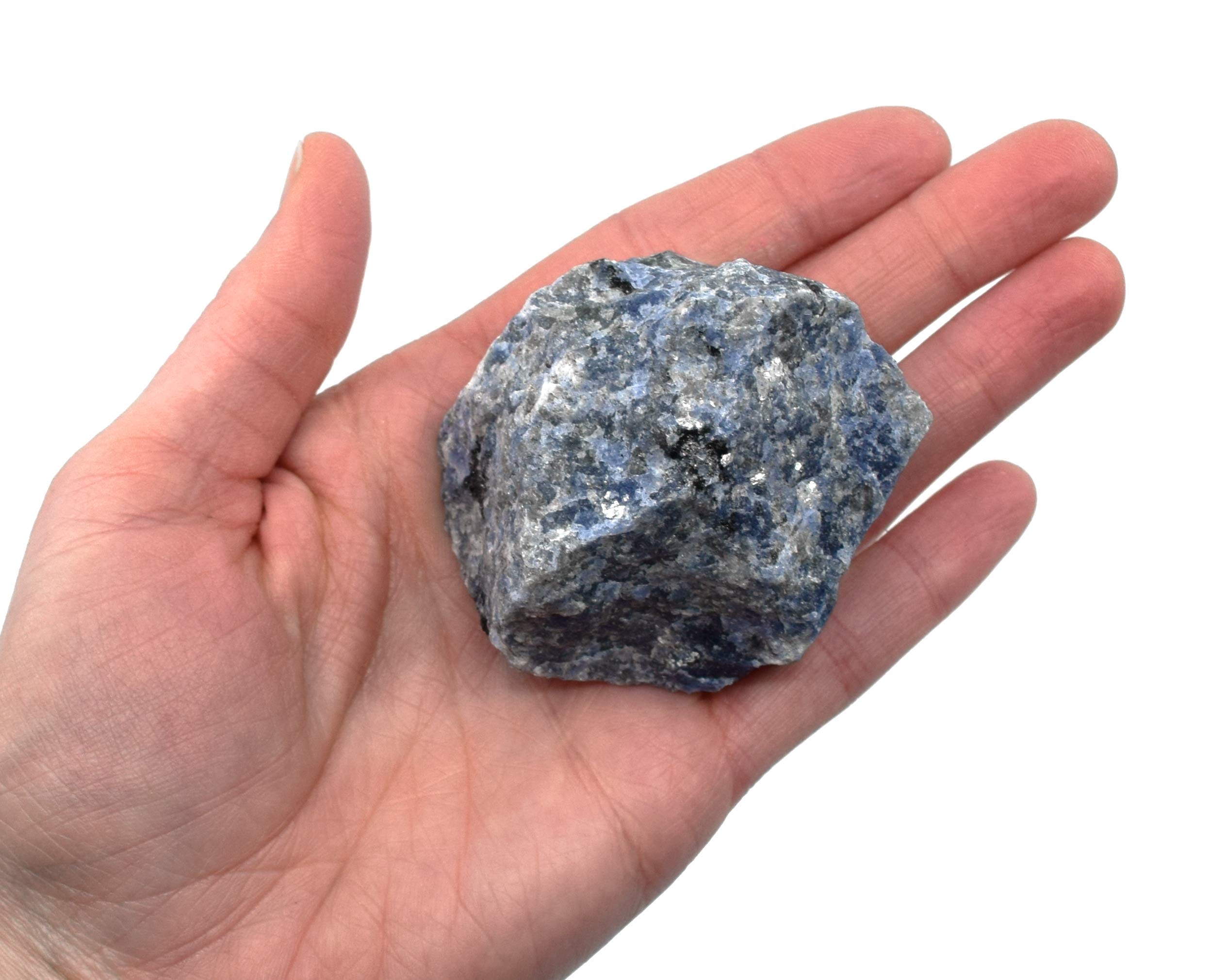 Blue Quartz, 4oz Rough, Untreated Specimen - Natural, 100% Authentic Brazilian Quartz - The Artisan Mined Series by hBAR