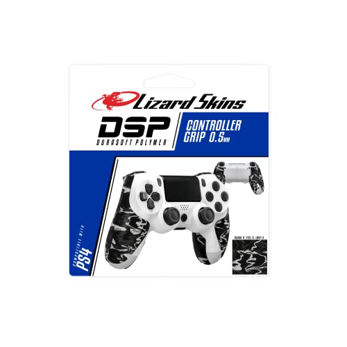 Lizard Skins DSP Controller Grip for PS4 Controllers – PS4 Gaming Grip - Playstation 4 Compatible Grip 0.5mm Thickness - PRE Cut Pieces - Easy to Install – 10 Colors (Black Camo)