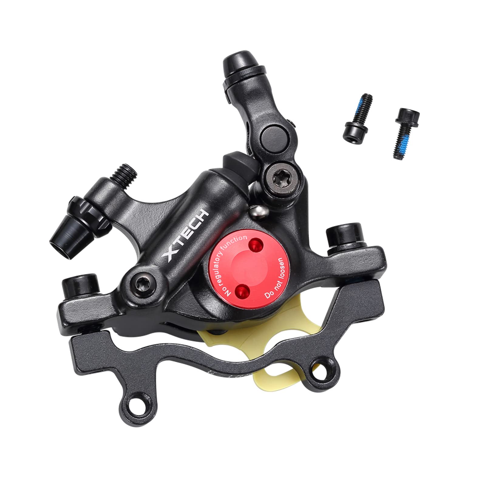 Bynccea HB-100 Hydraulic Disc Brake Calipers, Aluminum Alloy Bike Disc Brake Kit Mountain Bike MTB Front & Rear Cable Disc Brake Caliper
