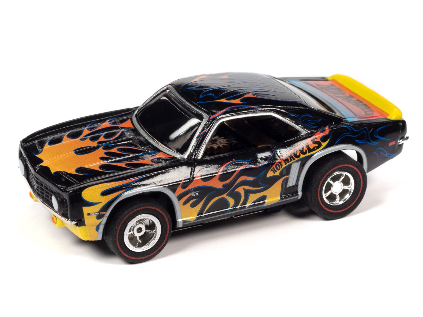 Auto World Hot Wheels Flames Xtraction - 1969 Camaro SS HO Scale Slot Car