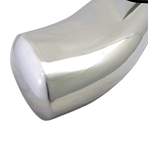 Raptor Series Nerf Bars Side Steps 4in Oval Stainless Steel Curved for 07-21 Tundra CrewMax