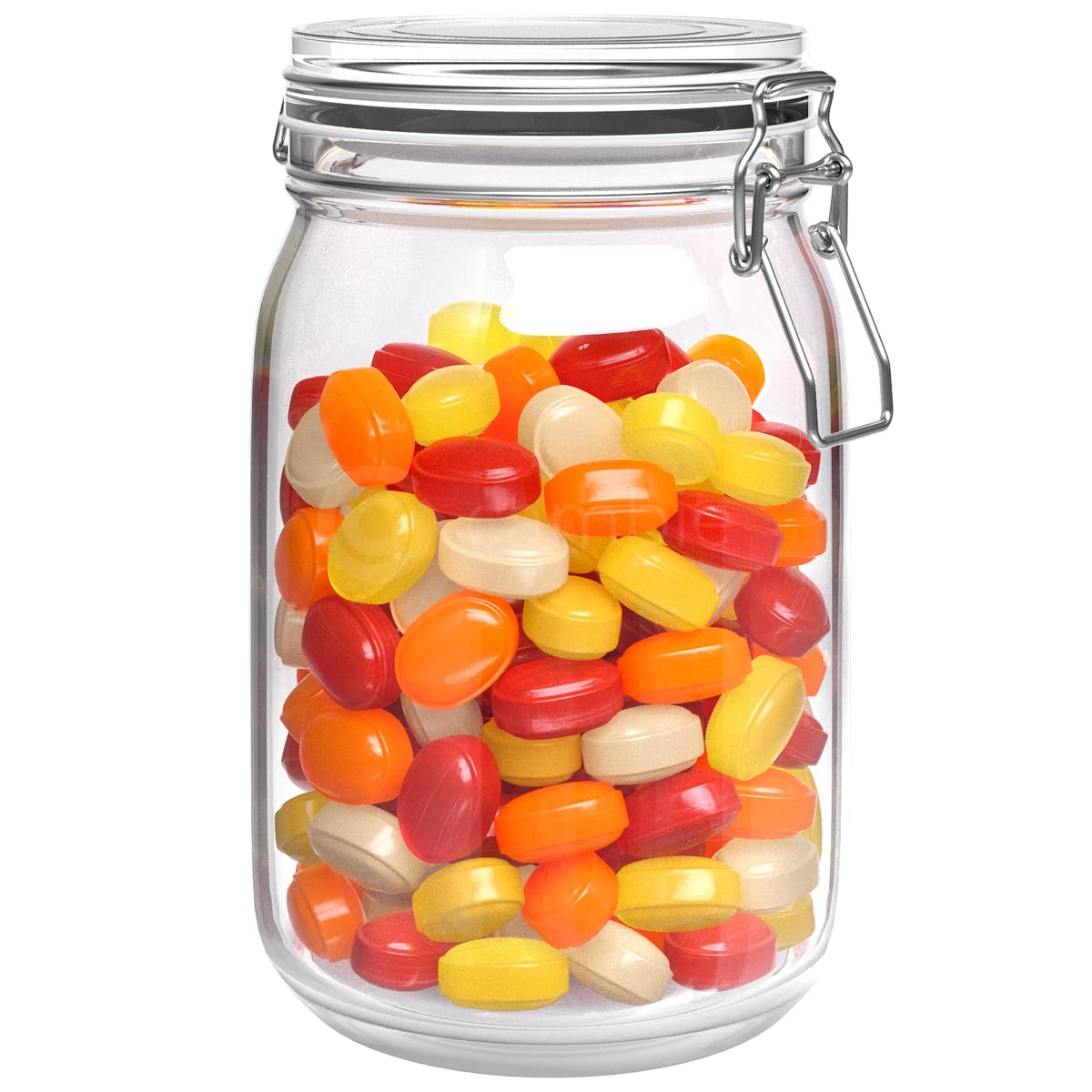 Arcor Fruit Filled Bon Bon Hard Candy by Cambie | Hard Fruit Candy with Soft & Chewy Interior | Individually Wrapped Bon Bons in Strawberry, Cherry, Pineapple, Orange & Lemon | Decadently Sweet Candy from Argentina (4 lb)