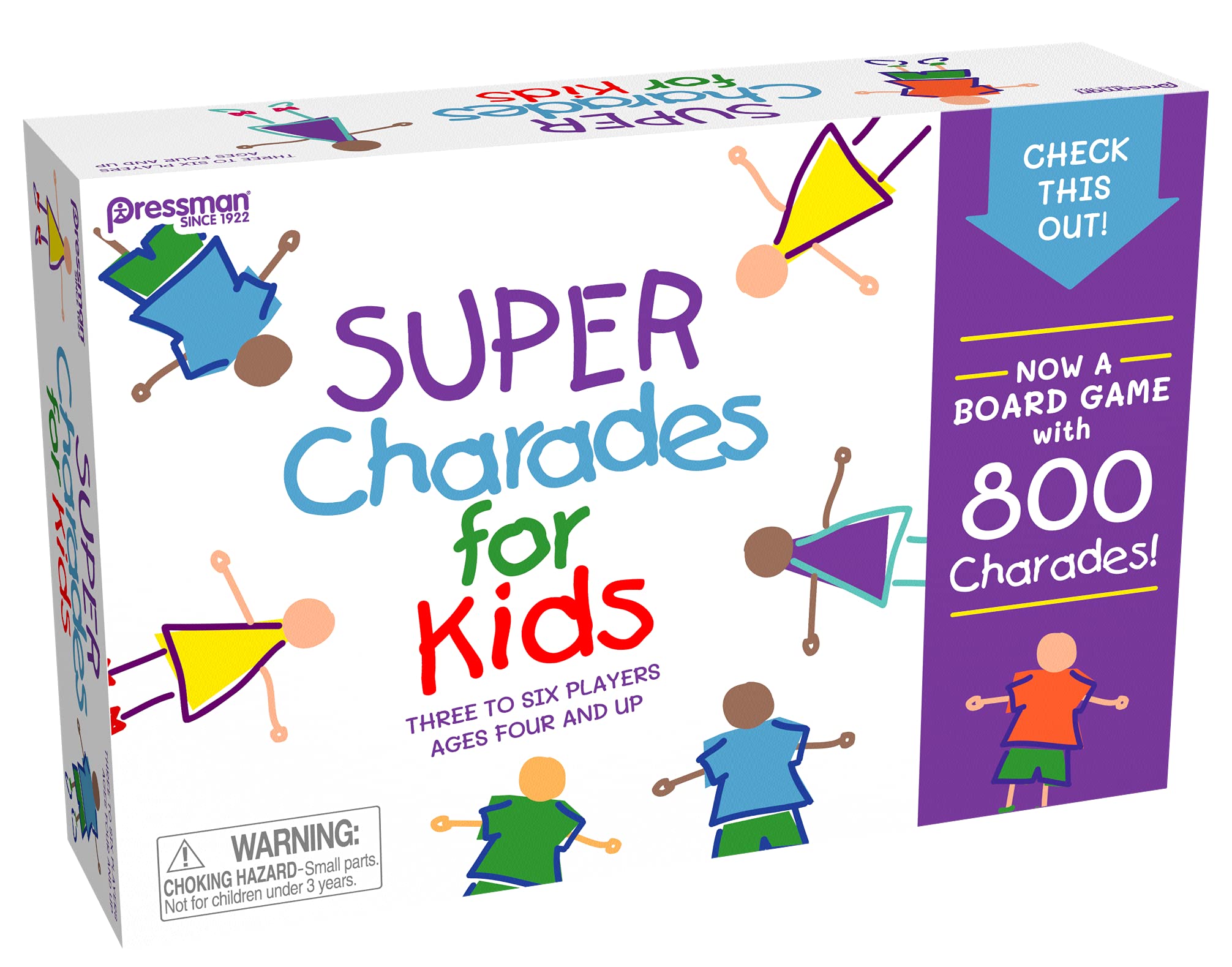 Super Charades for Kids Board Game - The 'No Reading Required' Family Game by Pressman