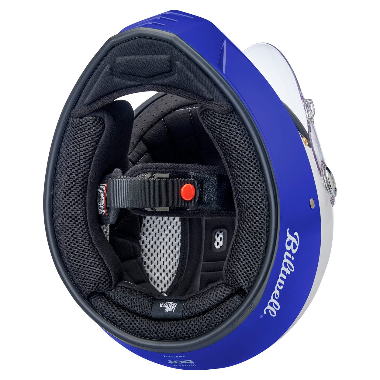 Biltwell | Lane Splitter | DOT & ECE Approved | Motorcycle Helmet | Full Face with Visor | Podium Gloss Red White Blue | XX-Large