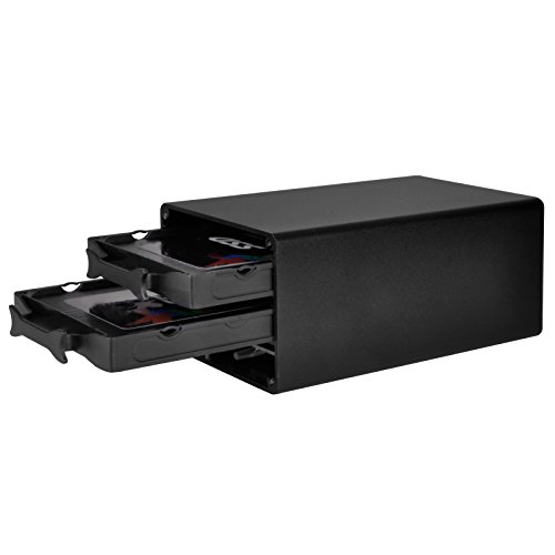 Silverstone Tek USB 3.1 Gen2 Type-C external Hard Drive Enclosure w/ Configurable Raid Functionality for 2.5" Drives DS223