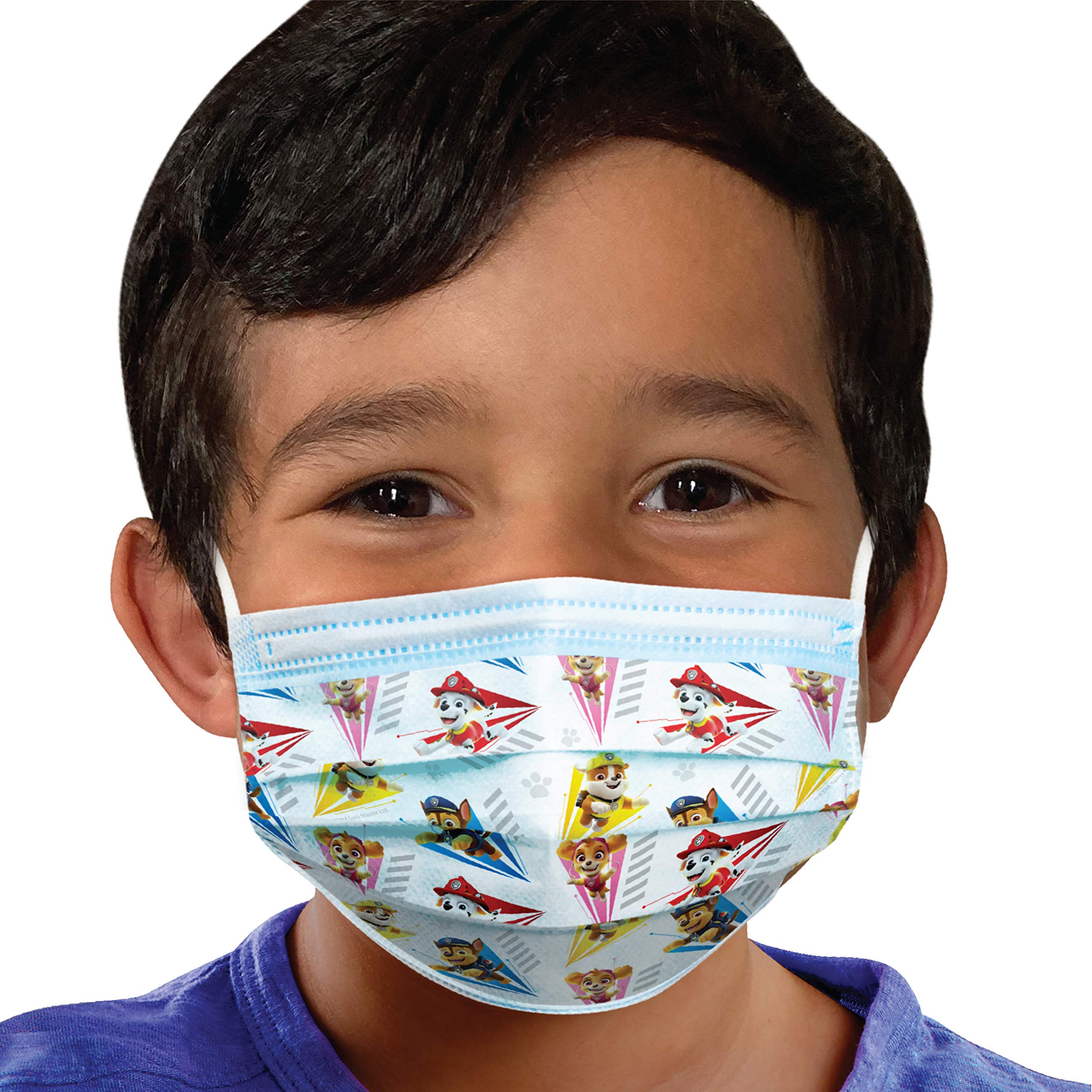 Just Play Children’s Single Use Face Mask, Paw Patrol, 14 count, small, Ages 2 - 7, Kids Toys for Ages 2 Up