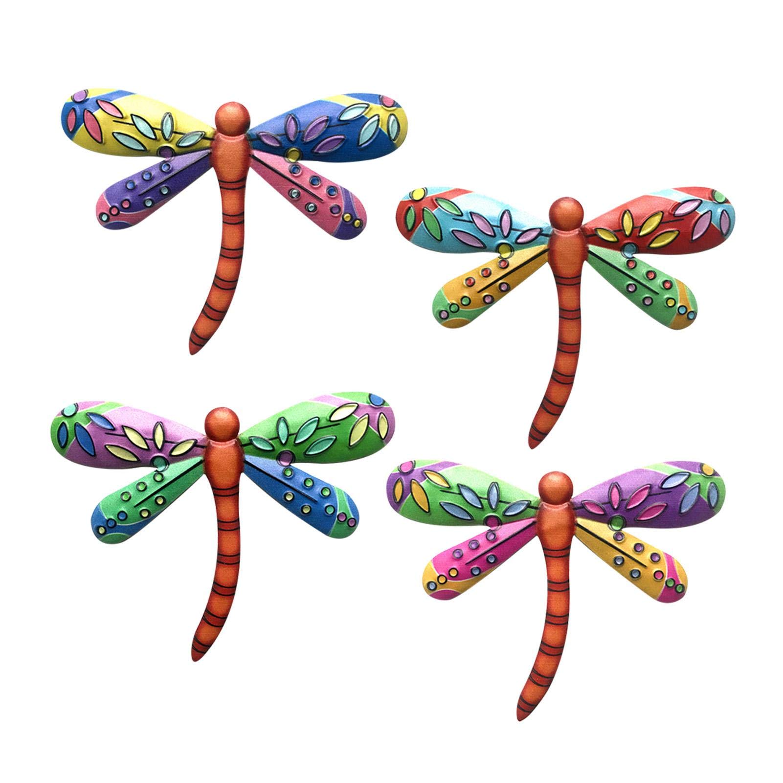 K-Musculo Metal Dragonfly Bedroom Outdoor Garden Backyard Living om Patio Bathroom Porch Gift Iron Art Balcony Hanging Home Wall Decor