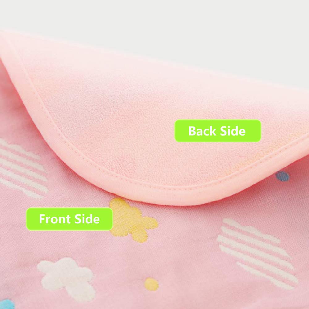 Baby Diaper Changing pad, Reusable Oversized Waterproof pad, Breathable Diaper pad (32x28in), Machine Washable Portable Diaper pad,(Pink), Dr. Becky.