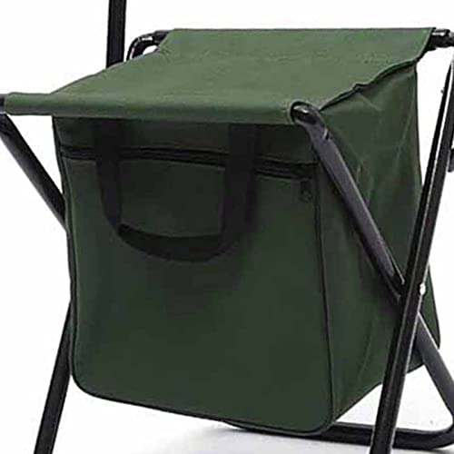 Rengu Fishing Chair, Portable Oxford Cloth Folding Chair for Hiking (Green)